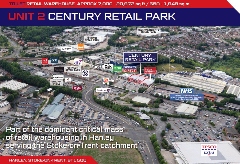 UNIT 2, CENTURY RETAIL PARK, ETRURIA ROAD, HANLEY, STOKE-ON-TRENT ...